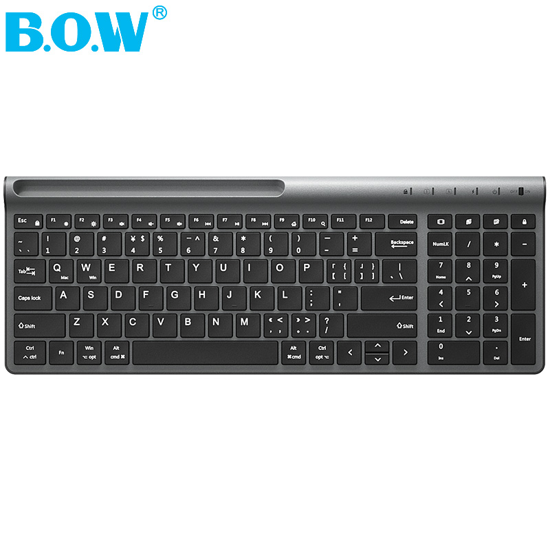 BOW Hangshi HW306DL-2 Rechargeable Wireless Keyboard and Mouse Set ...